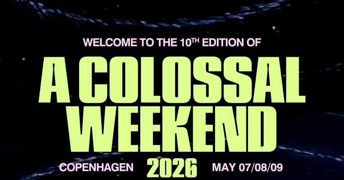 Experience A Colossal Weekend 2026 in VEGA. Buy tickets here